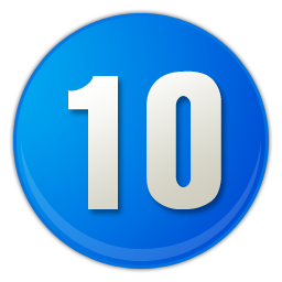Blue 10 Numbers Photo PNG Transparent Background 256x256px - Filesize ...