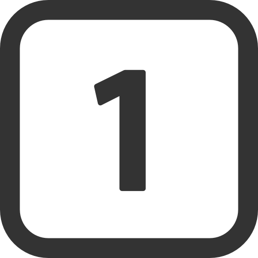 1 Black Number PNG Transparent Background 512x512px - Filesize: 10342kb ...