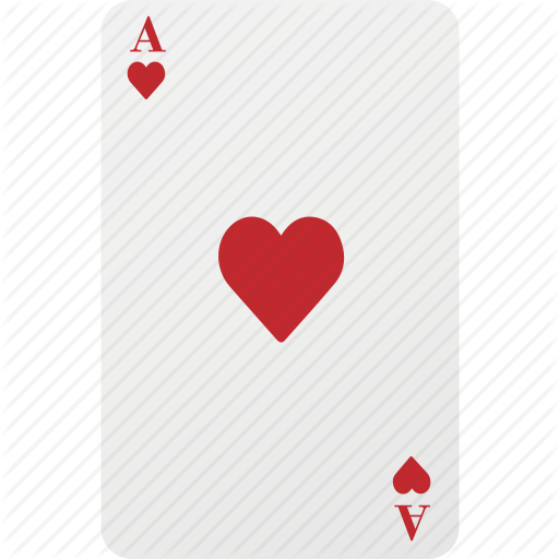 Ace Card Hazard Heart Playing Card Poker Icon PNG Transparent ...
