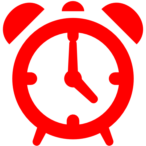 Red Alarm Icon Image Download PNG Transparent Background 512x512px ...