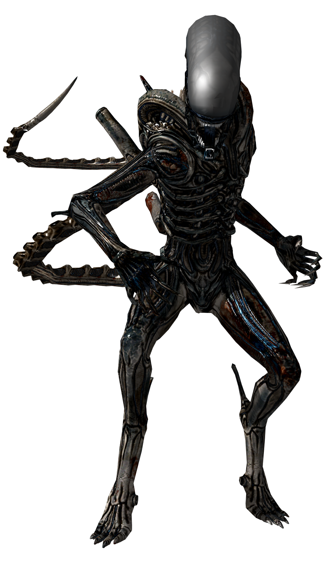 Scary Black Alien Image PNG Transparent Background 1080x1920px ...