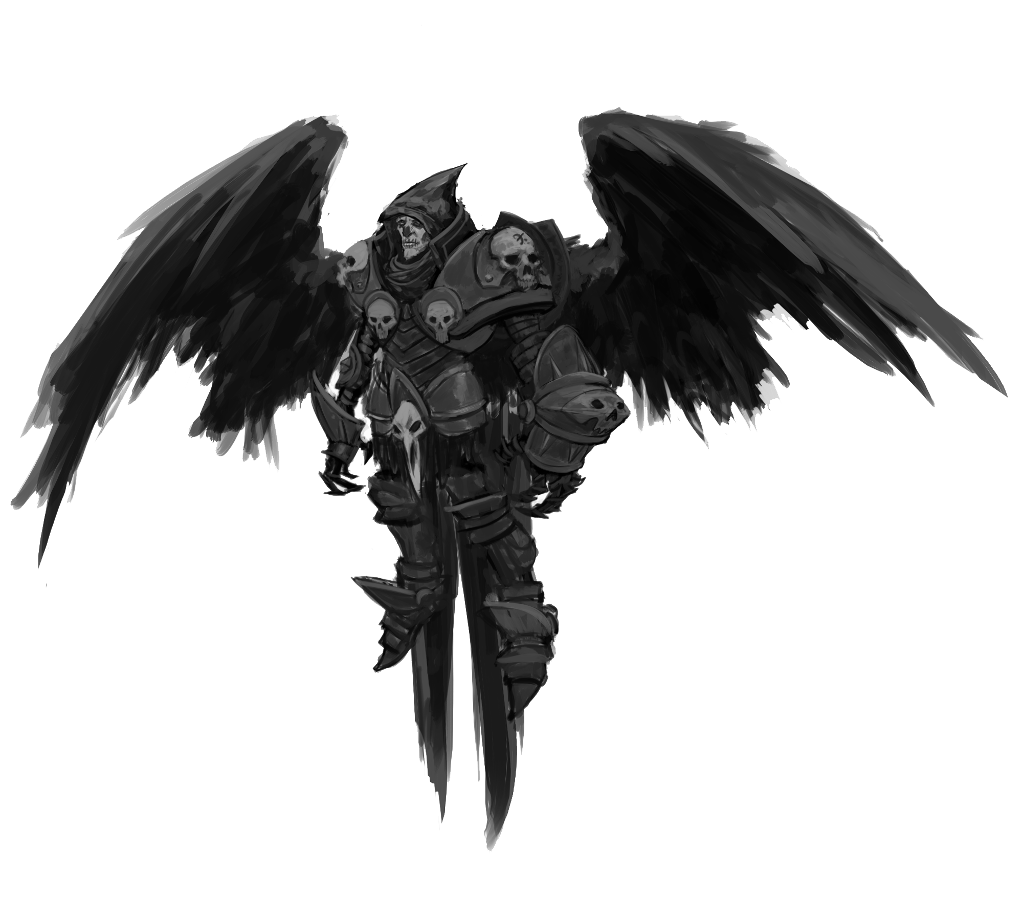 Dark Angel Image, Angel Scary PNG Transparent Background 2000x1800px ...