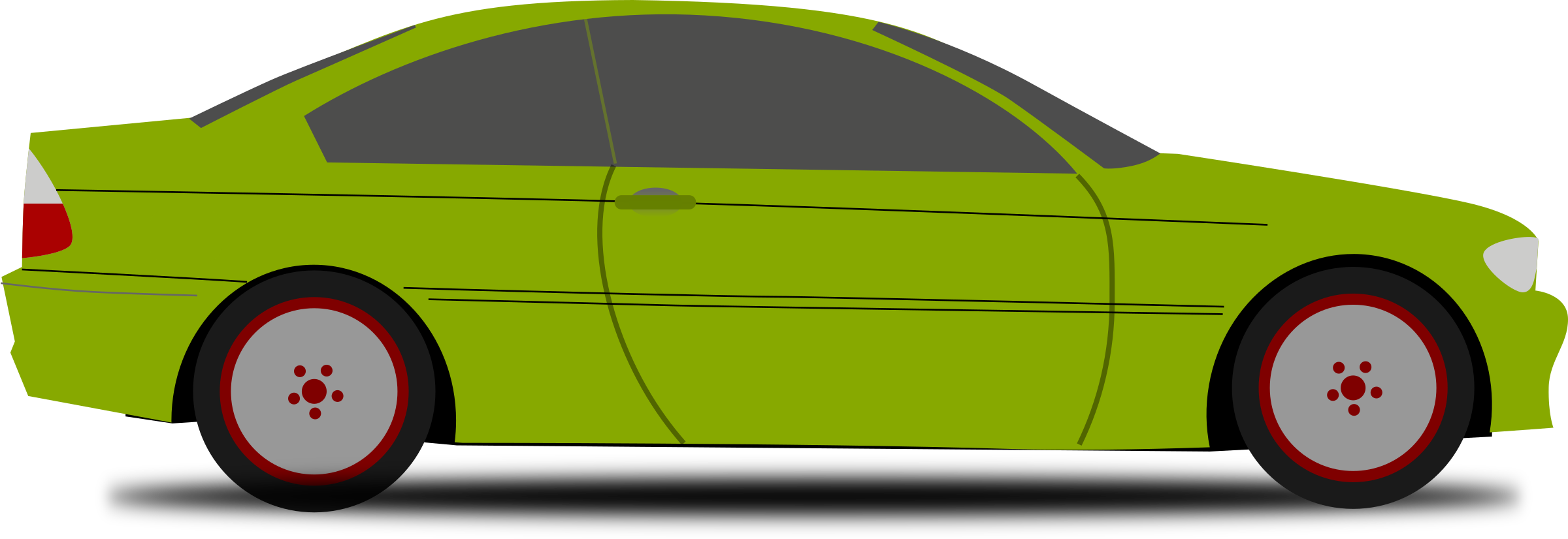 Green Auto Car Icon PNG Transparent Background 2400x826px - Filesize ...