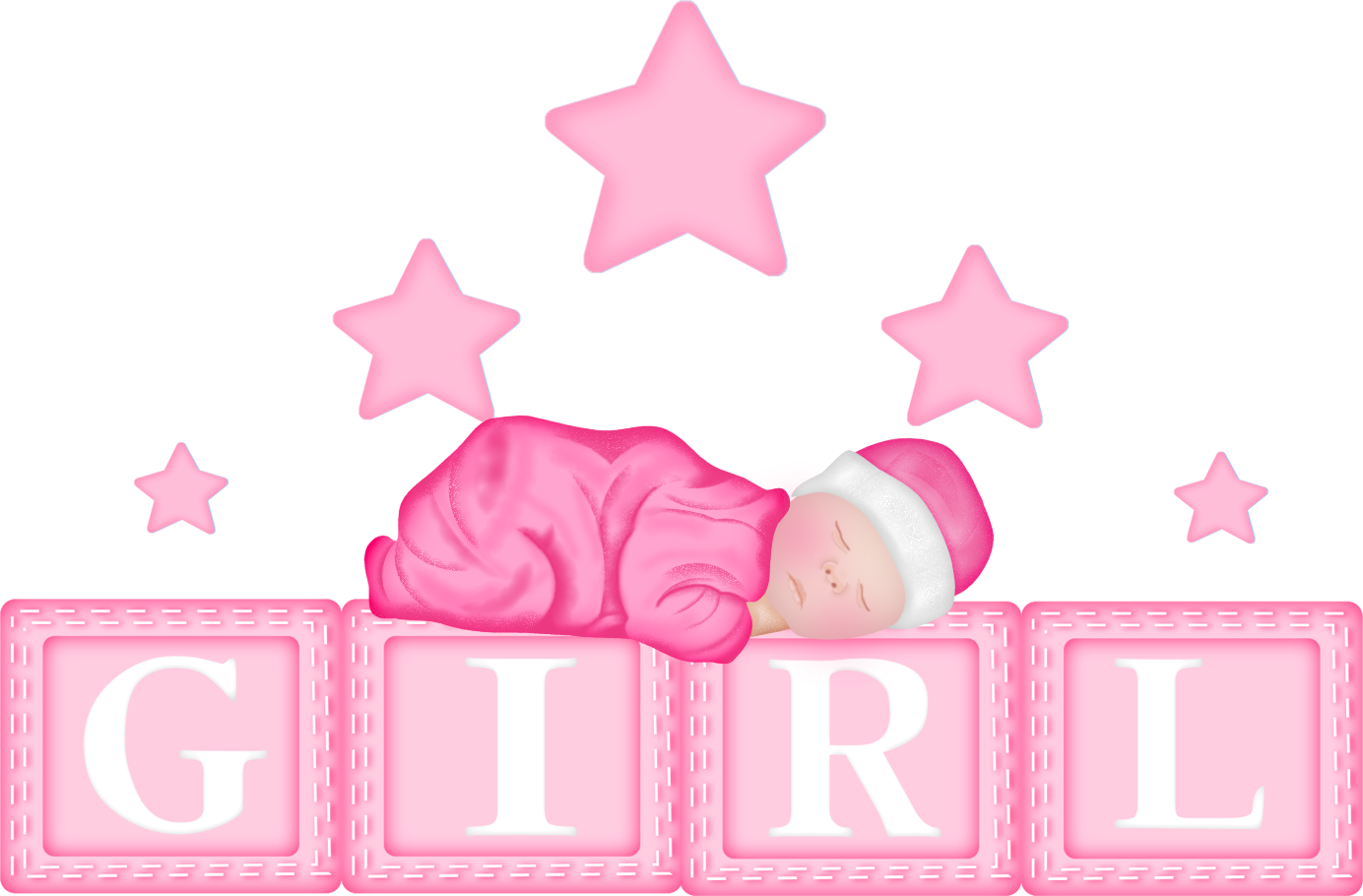 Baby Girl Star Clipart PNG Transparent Background 1384x910px - Filesize ...