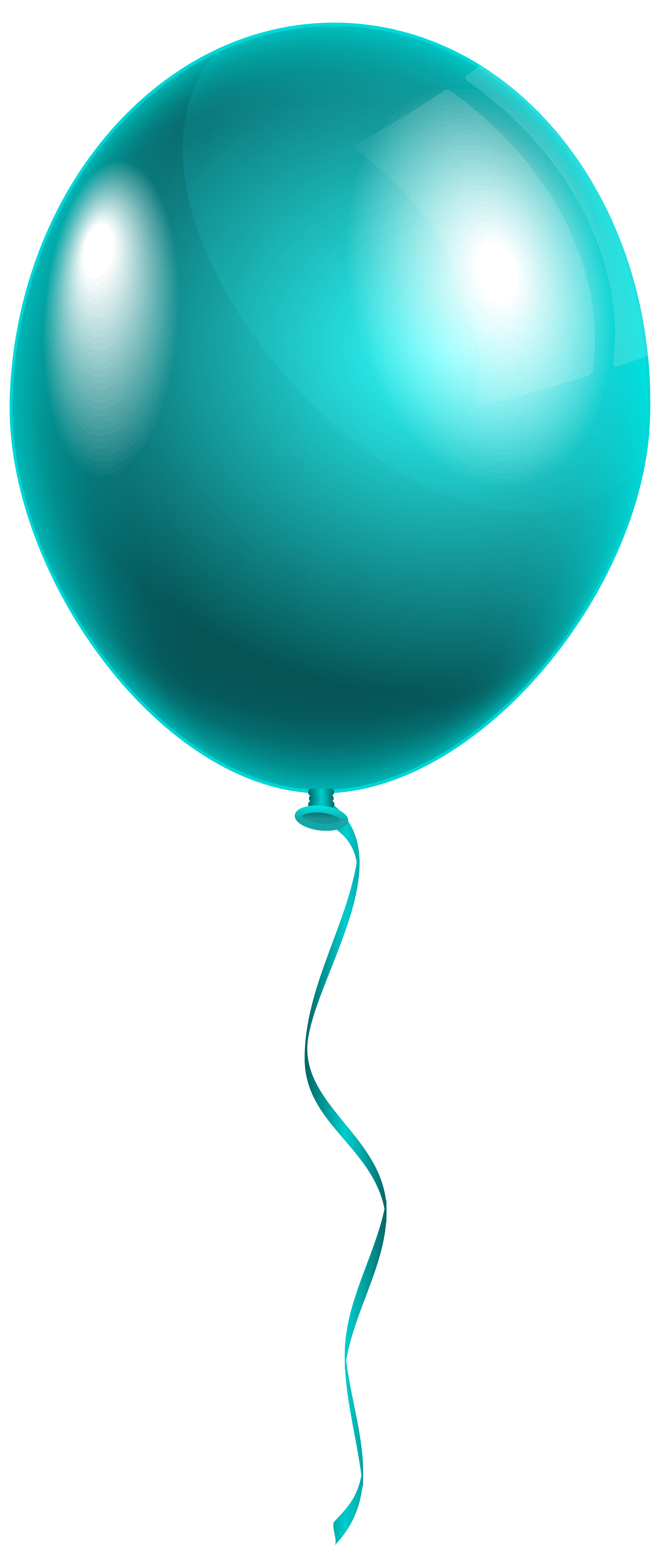 Turquoise Flying Balloon, Helium, Air, Gas PNG Transparent Background ...