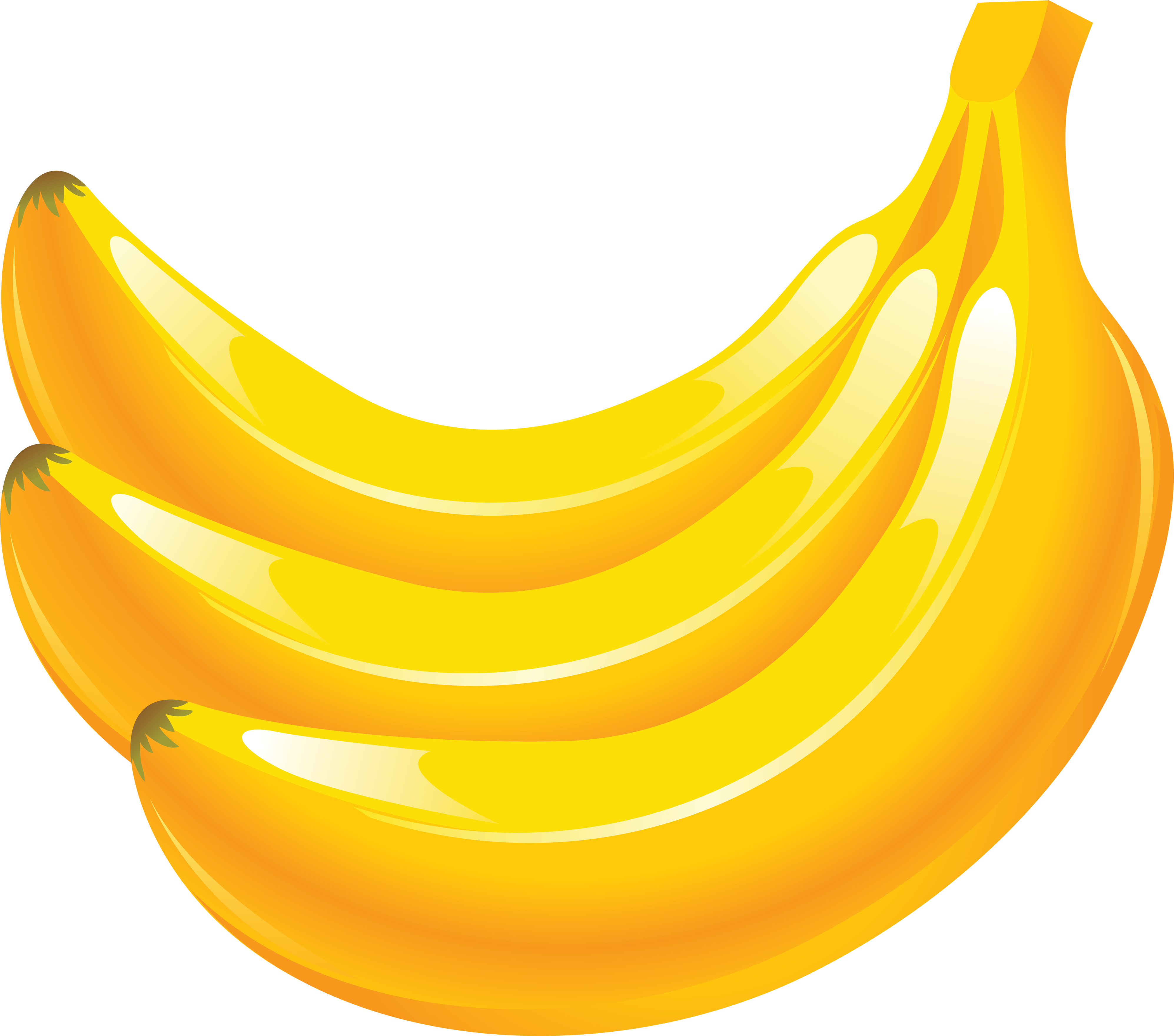 Banana Vector PNG Transparent Background 3989x3520px - Filesize ...