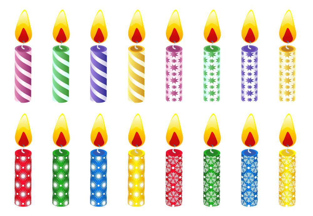 Birthday Candles Small PNG Transparent Background 1000x690px - Filesize ...