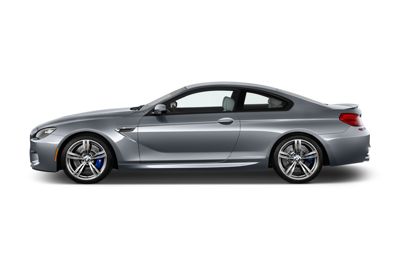 Bmw M6 Coupe Side View Hd Gray Model PNG Transparent Background ...