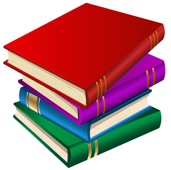 Colorful Digital Design Books Clipart Free PNG Transparent Background ...