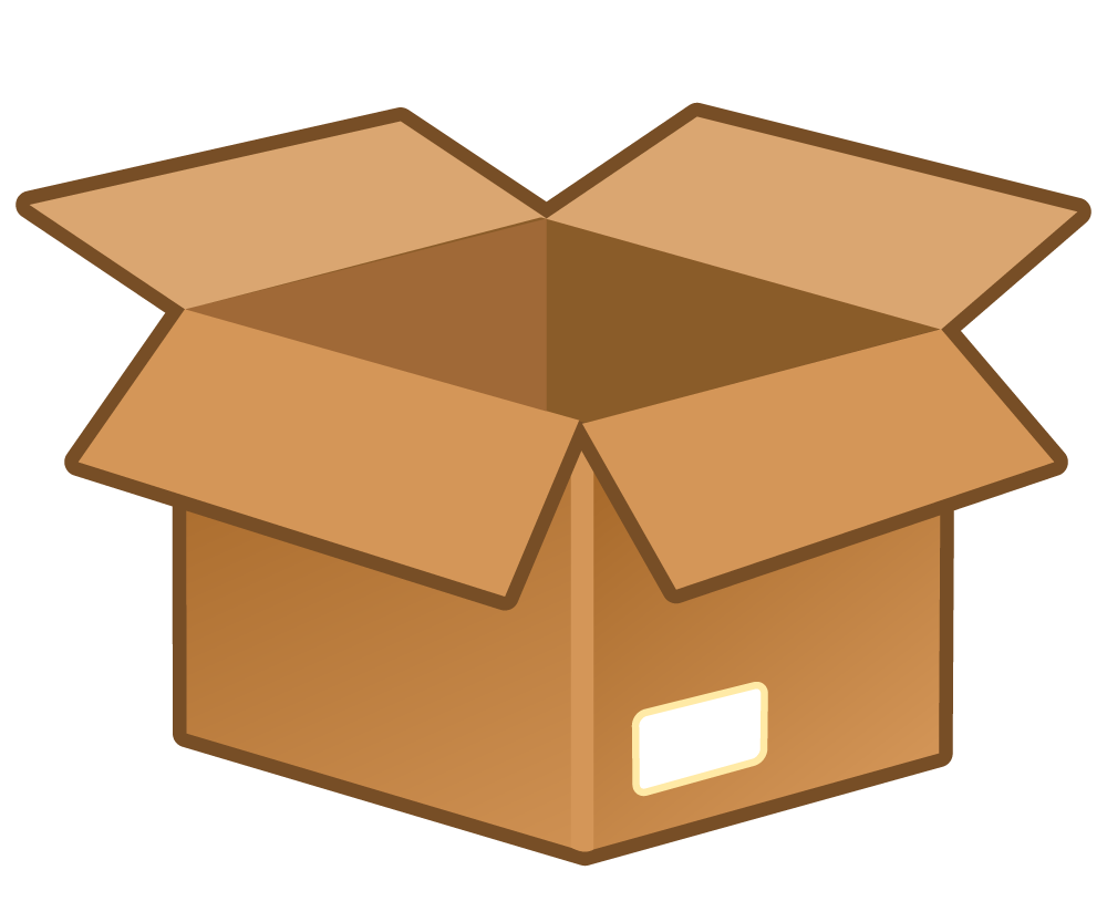 Open Cardboard Box Graphics Free PNG Transparent Background 1000x833px ...