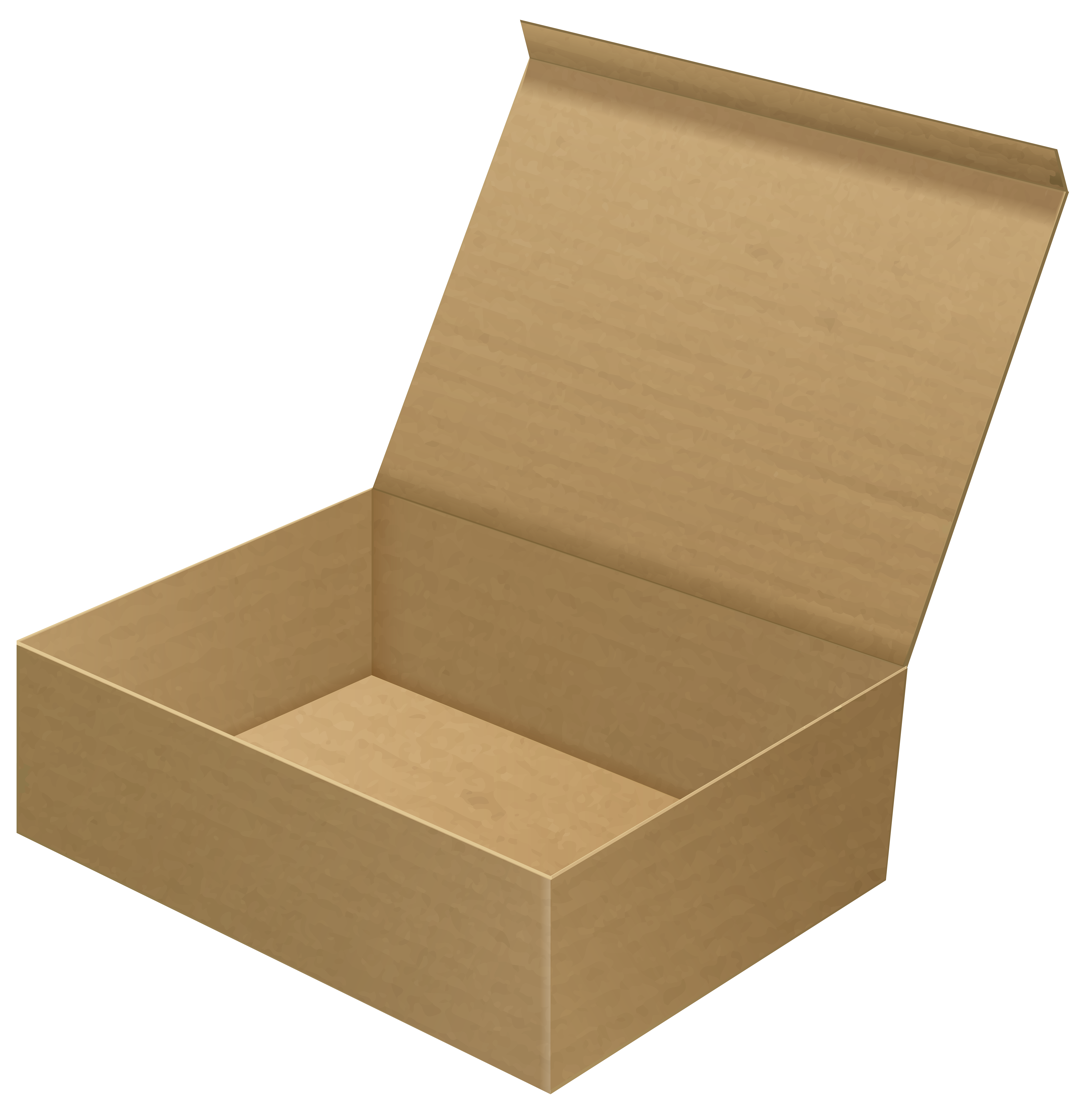 Open Cardboard Box PNG Transparent Background 7890x8000px - Filesize ...