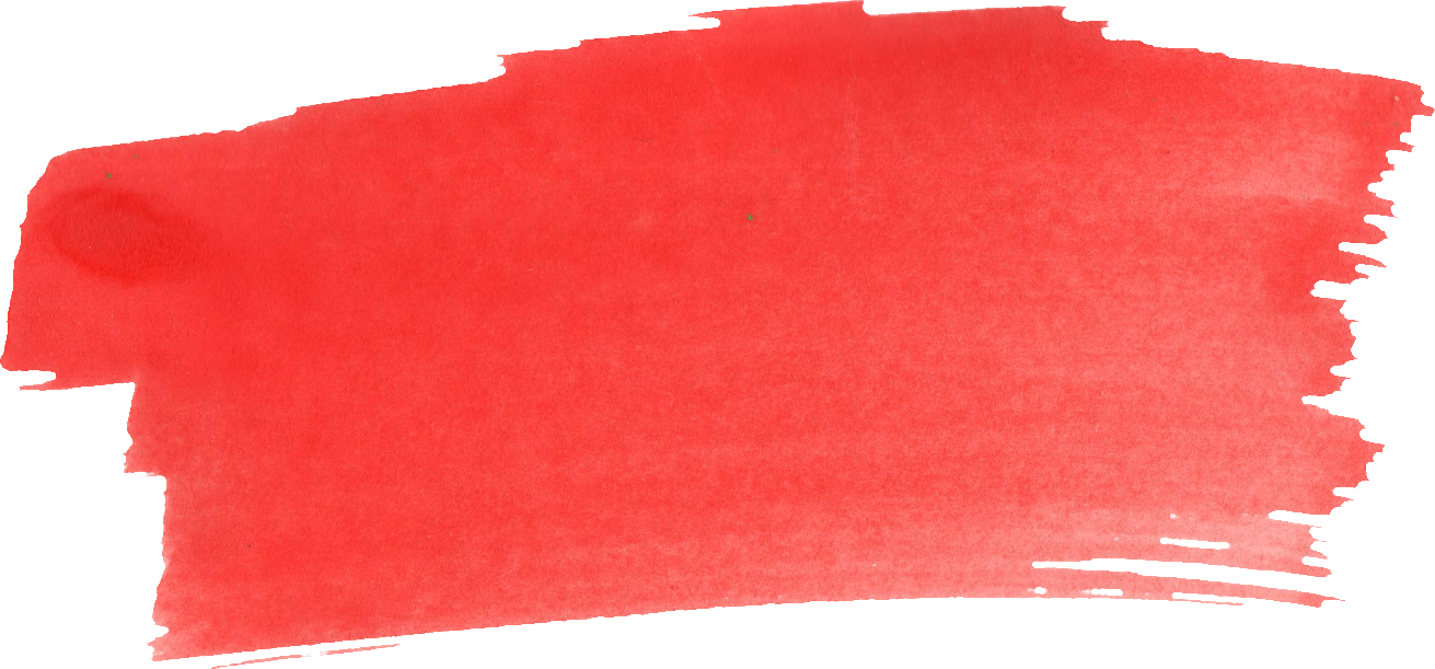 Red Watercolor Brush Stroke PNG Transparent Background 1311x611px ...