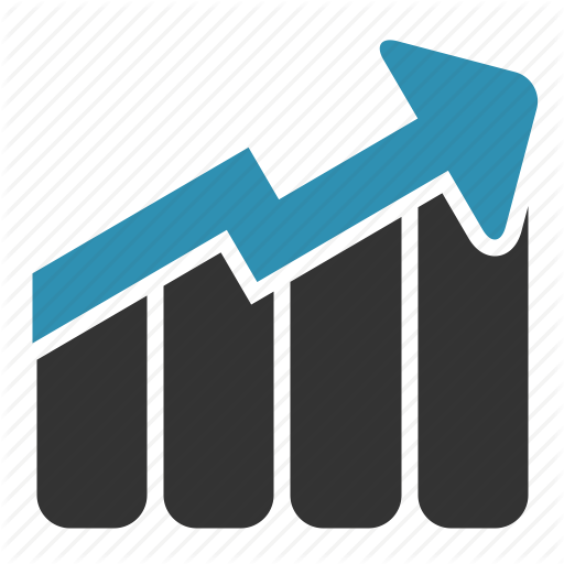 Arrow, Bars, Chart, Growth, Sales Icon Icon PNG Transparent Background ...