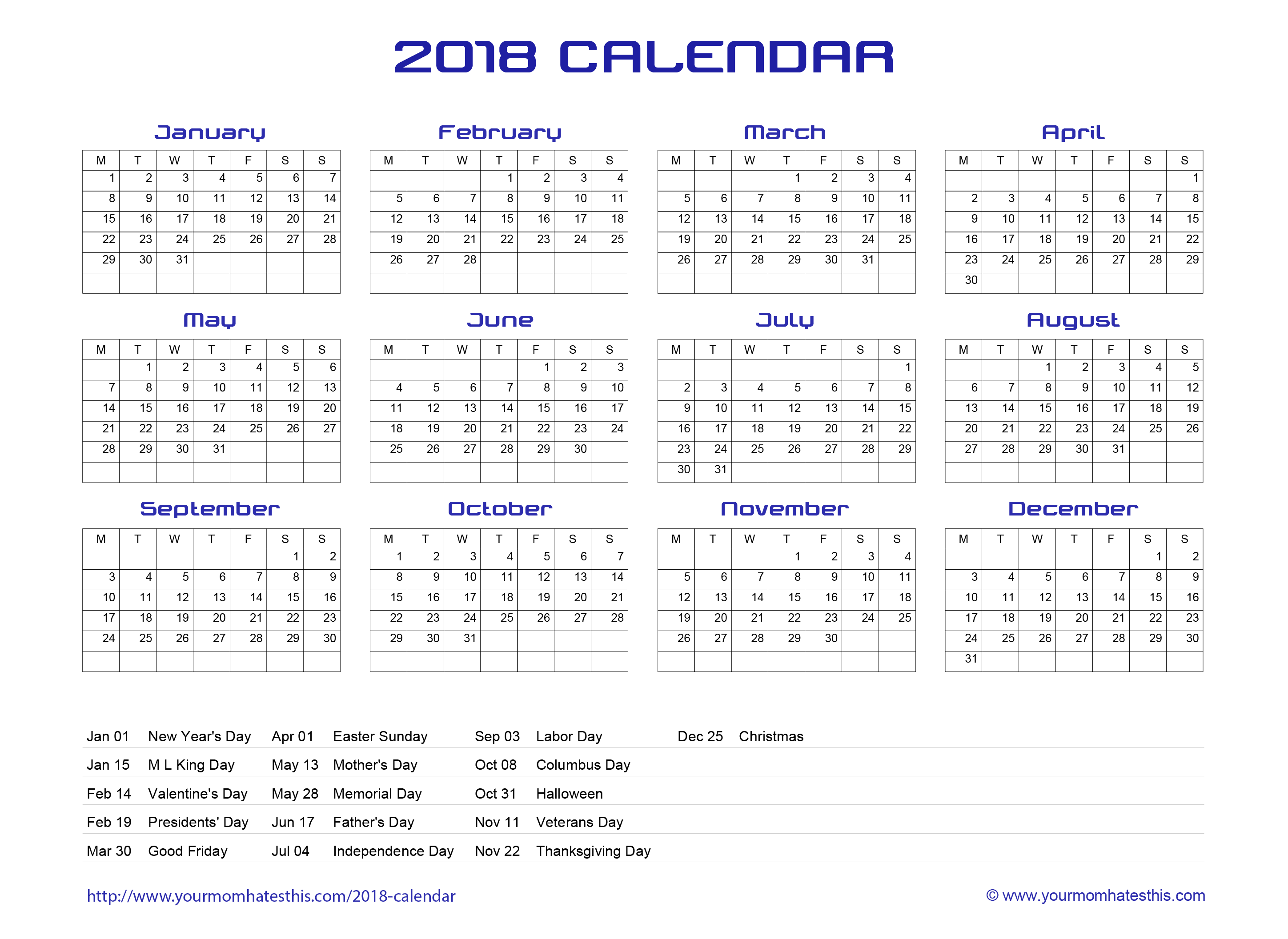 2018 Calendar Quality Calendars Pictures PNG Transparent Background ...