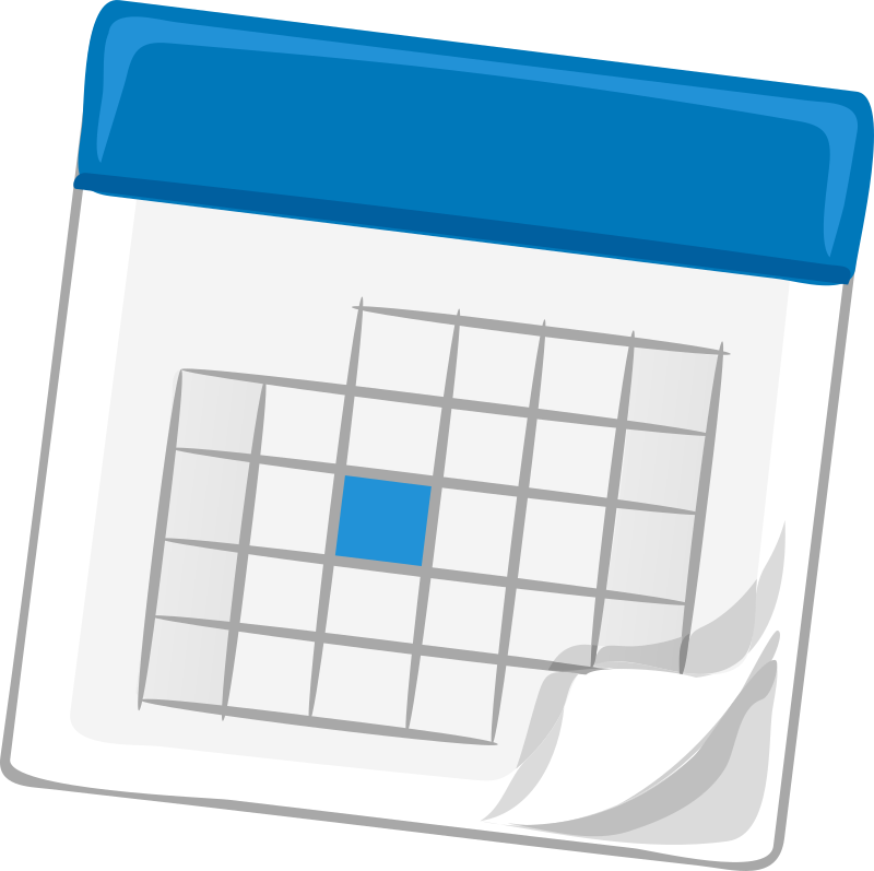 Clipart Calendar, Blue PNG Transparent Background 800x797px - Filesize ...