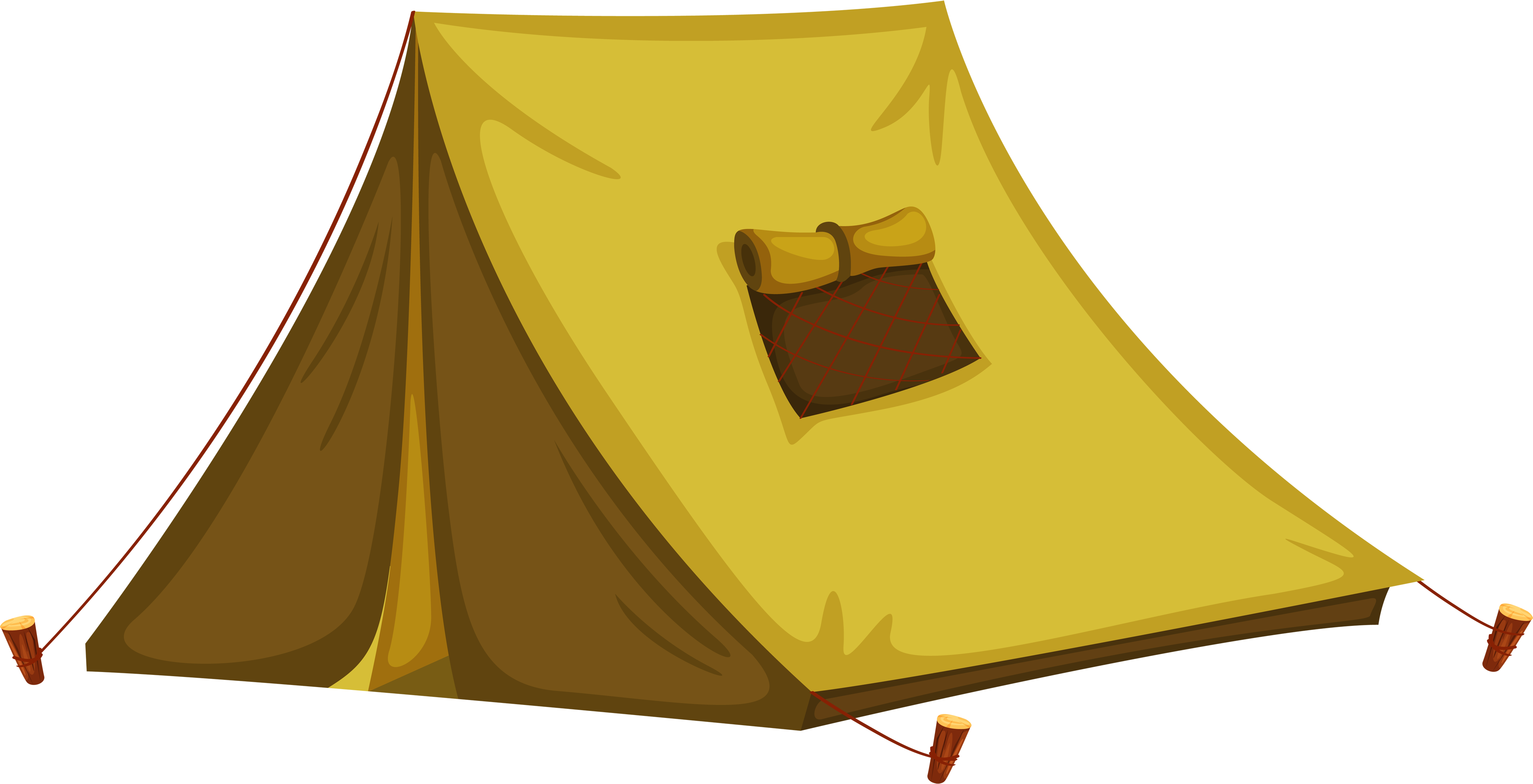 Yellow Tent Camping S PNG Transparent Background 3778x1933px - Filesize ...