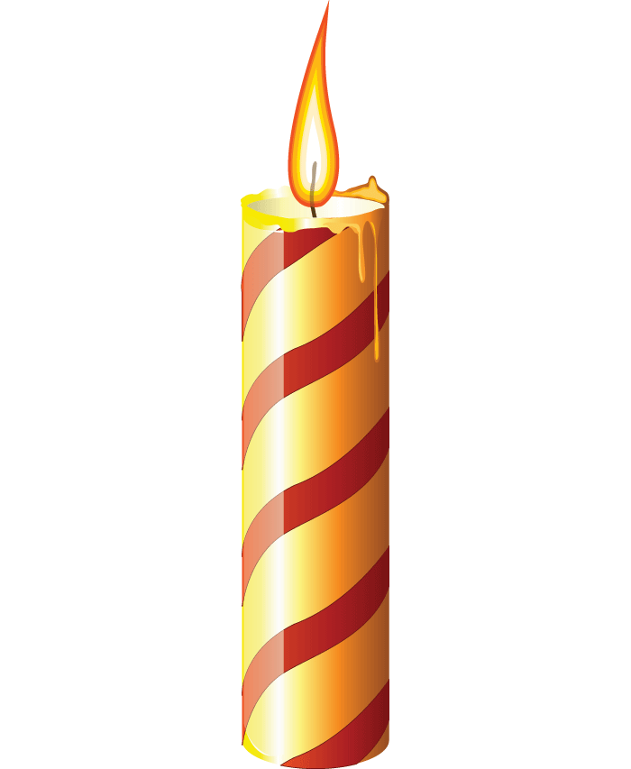 Colorful Candle, Birthday Candle , Single Candle, Fire PNG Transparent ...