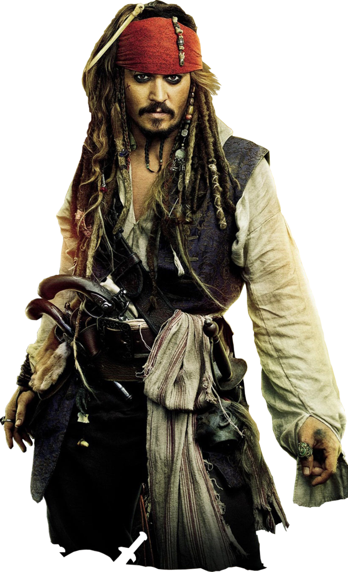 Captain Jack Sparrow Pirates Of The Caribbean PNG Transparent ...