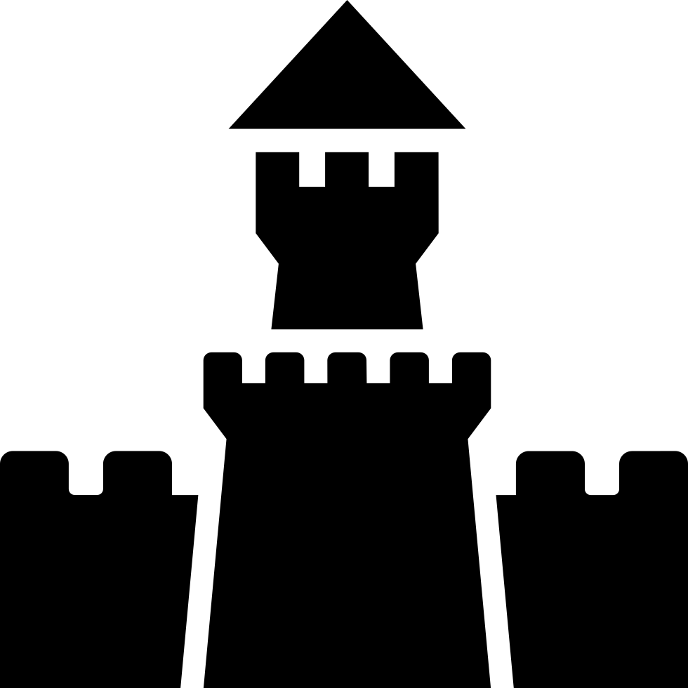 Castle Svg Icon Free Download 26 PNG Transparent Background 980x980px ...