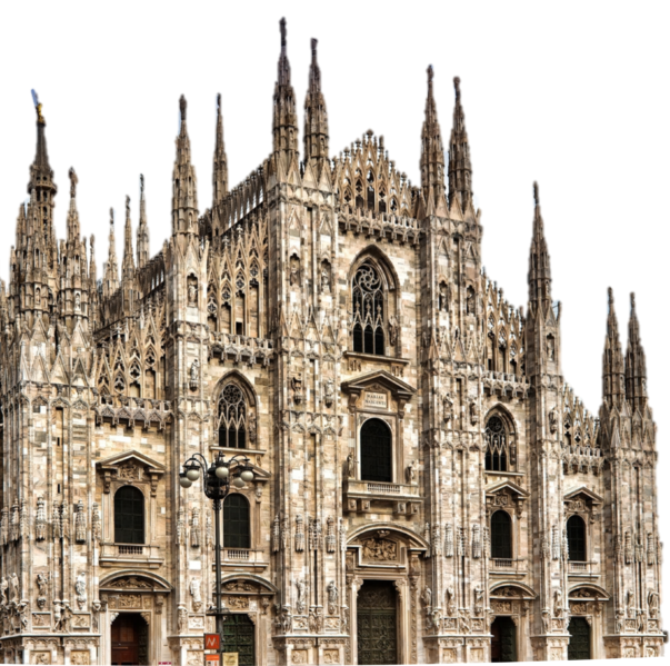 Cattedrale Milano PNG Transparent Background 603x599px - Filesize ...