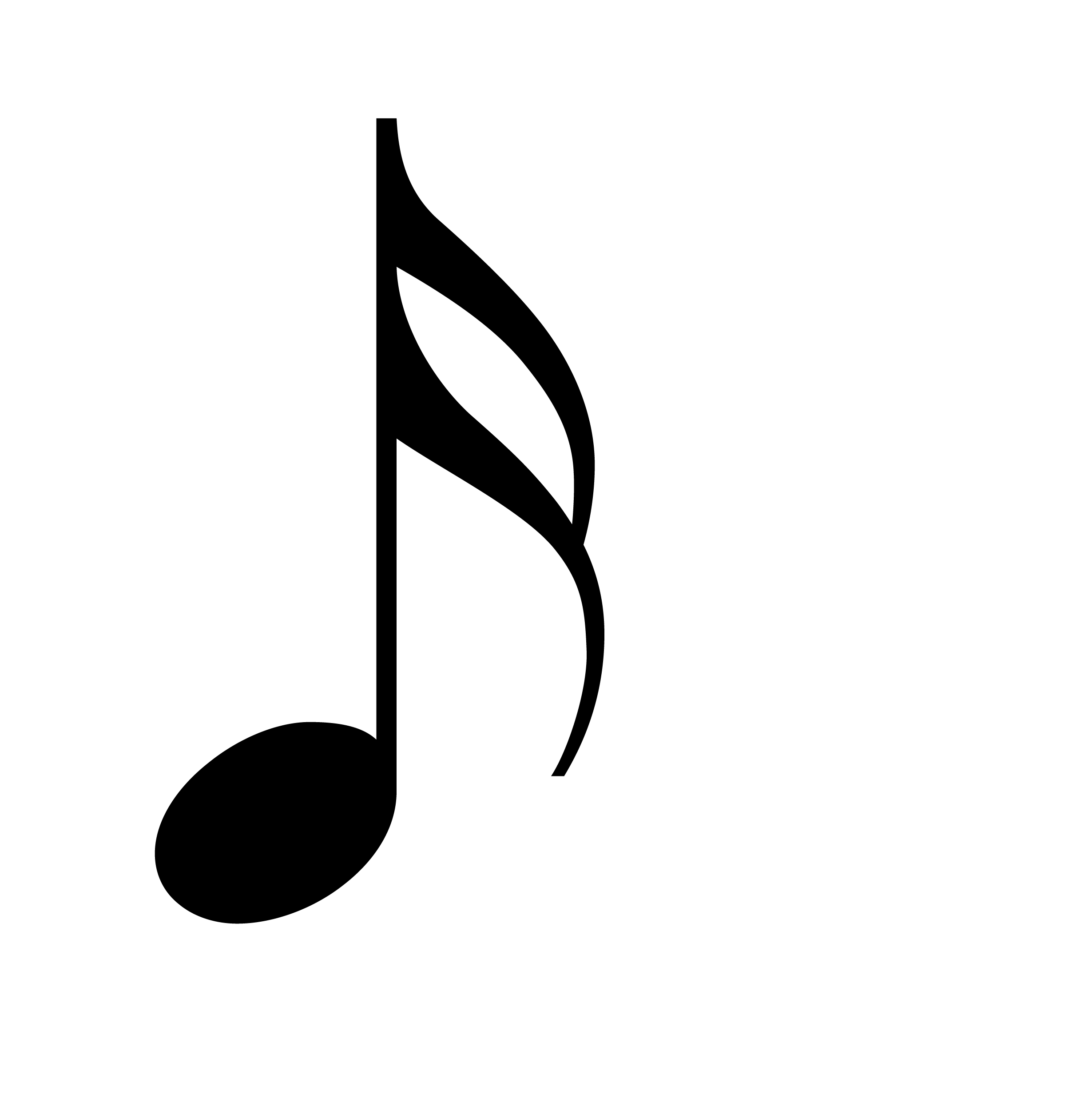 Dark Clef Note Images PNG Transparent Background 2459x2500px - Filesize ...