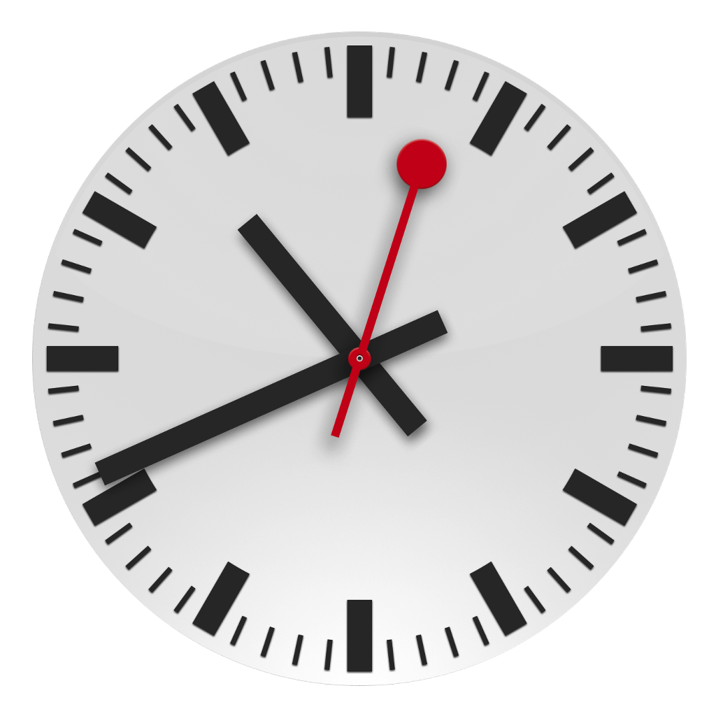 Modern Clock PNG Transparent Background 1024x1024px - Filesize ...