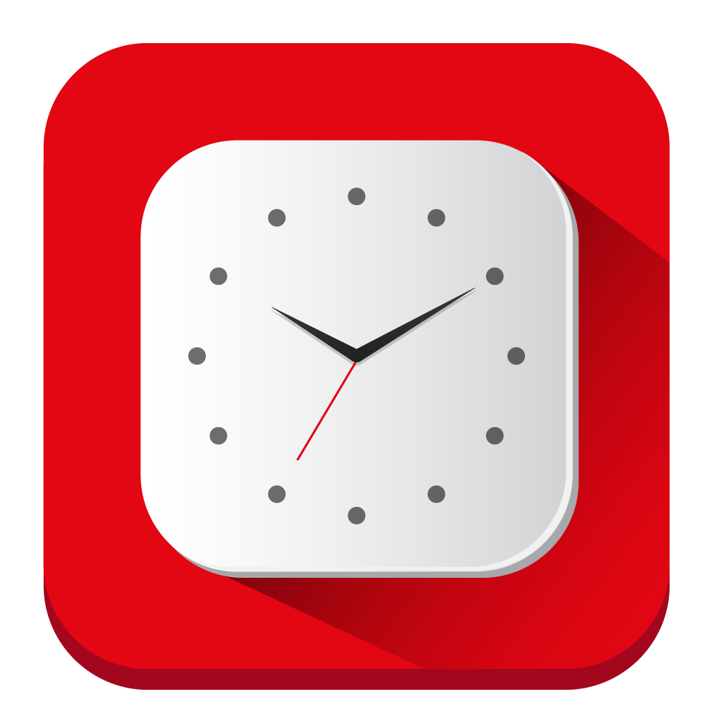 Simple Clock Icon Symbol PNG Transparent Background 1024x1024px ...