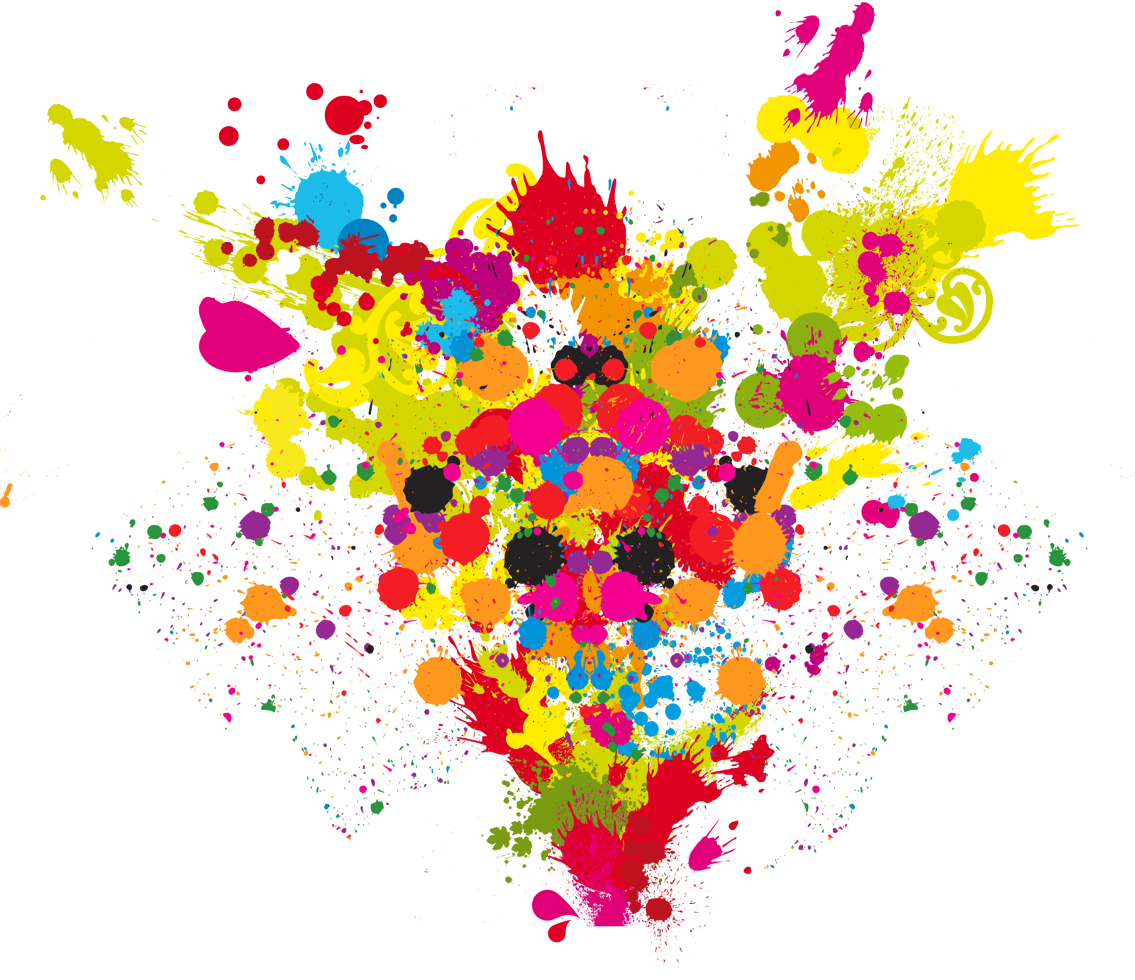 Colours Clipart PNG Transparent Background 1600x1382px - Filesize ...