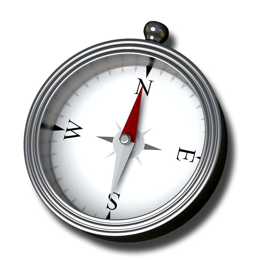 Grey Compass Png - 1340 - TransparentPNG