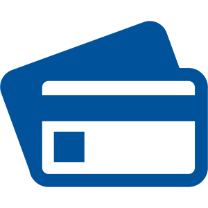 Personal Credit Card Blue Icon PNG Transparent Background 300x300px ...
