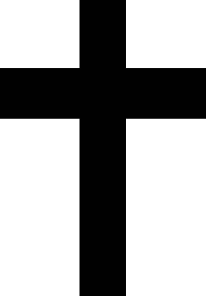 Black Thick Cross Trasparent Download PNG Transparent Background ...