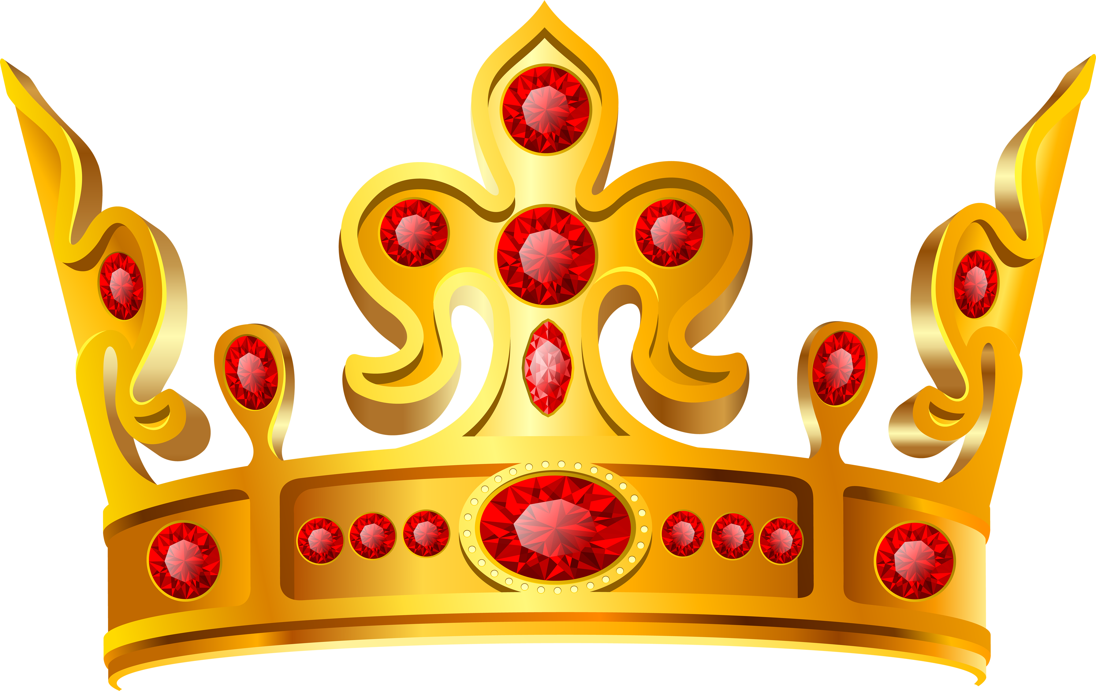 Red Stone Decorative Crown Image PNG Transparent Background 3582x2260px ...