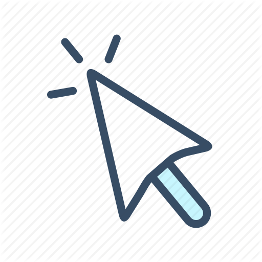 Blue Cursor Click Icons PNG Transparent Background 512x512px - Filesize ...