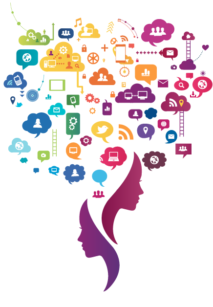 Social Media Design Clipart PNG Transparent Background 436x628px ...