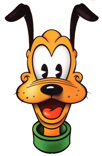 Pluto The Dog With Bone Clipart PNG Transparent Background 356x544px ...
