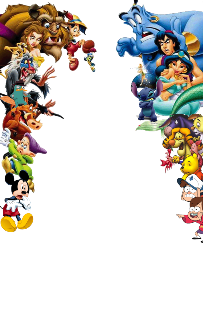 Disney Frame Cut Out PNG Transparent Background 709x1128px - Filesize ...