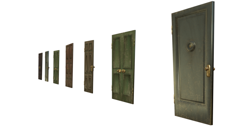 Surreal Door Cut Out PNG Transparent Background 800x450px - Filesize ...