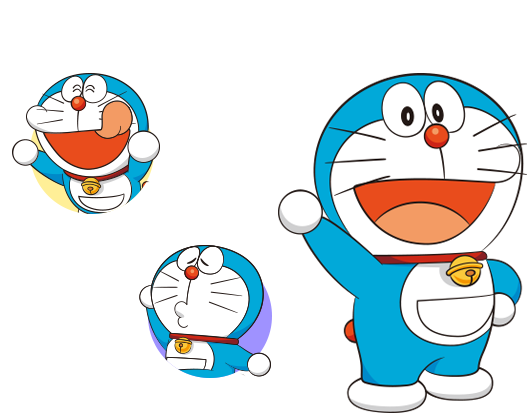 Doraemon Free Cut Out PNG Transparent Background 530x415px - Filesize ...