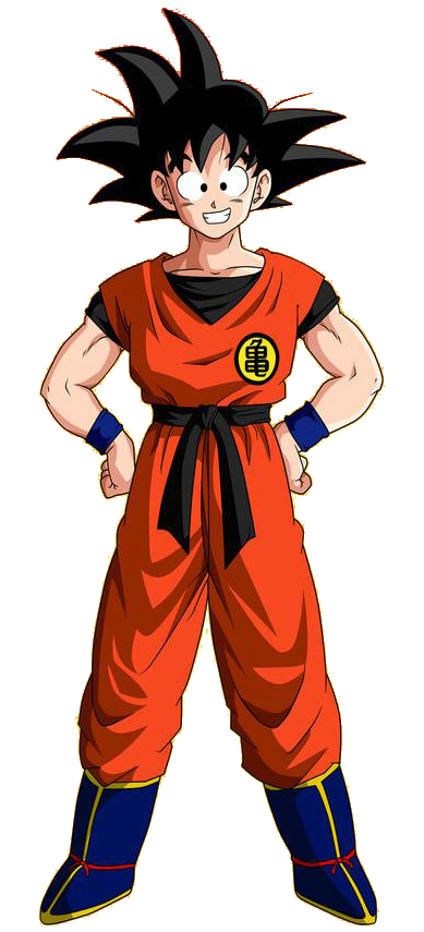 Confused Son Goku Character Clipart PNG Transparent Background ...