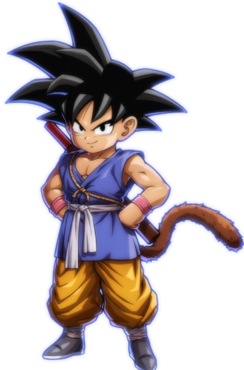 Dragon Ball Cute Character Goten PNG Transparent Background 350x531px ...
