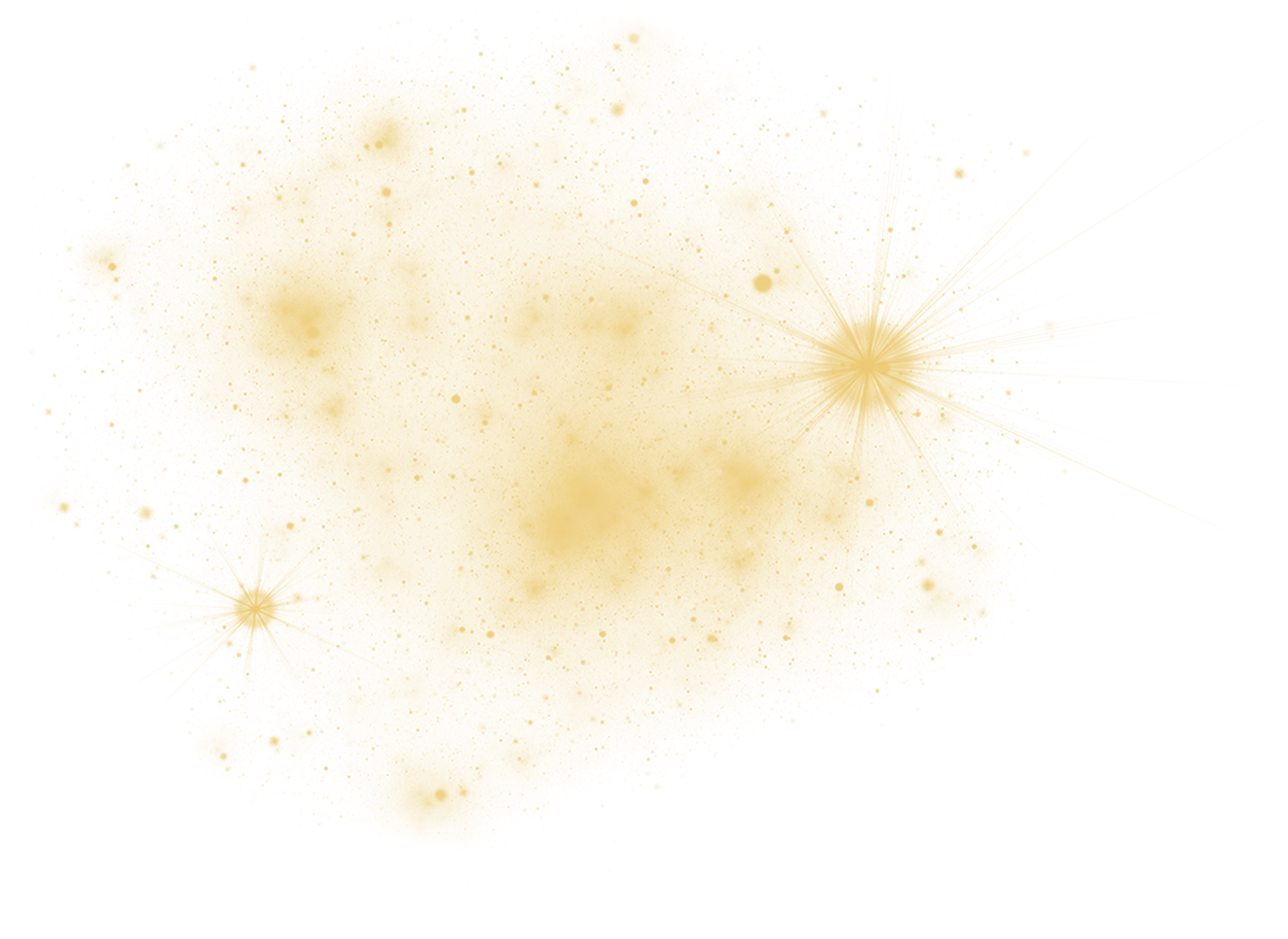 Abstract Blurry Gold Dust Fairy Effects Free PNG Transparent Background ...