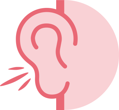 Pink Ear, Listen, Sound Picture PNG Transparent Background 392x361px ...