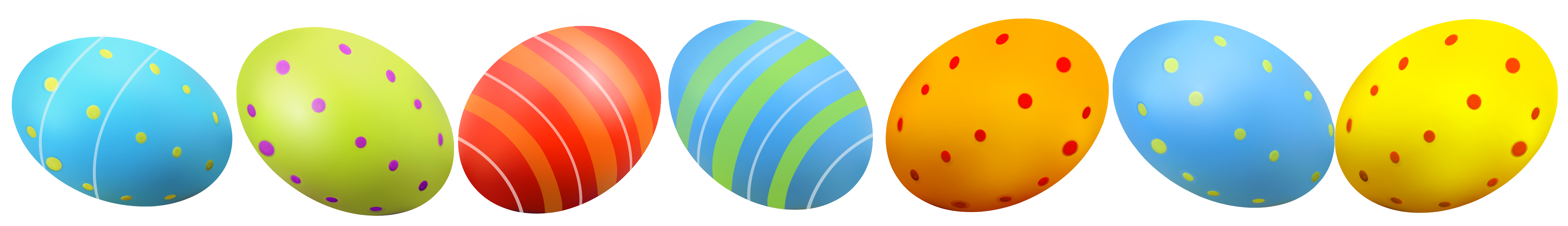 Easter Eggs Picture PNG Transparent Background 5053x730px - Filesize ...