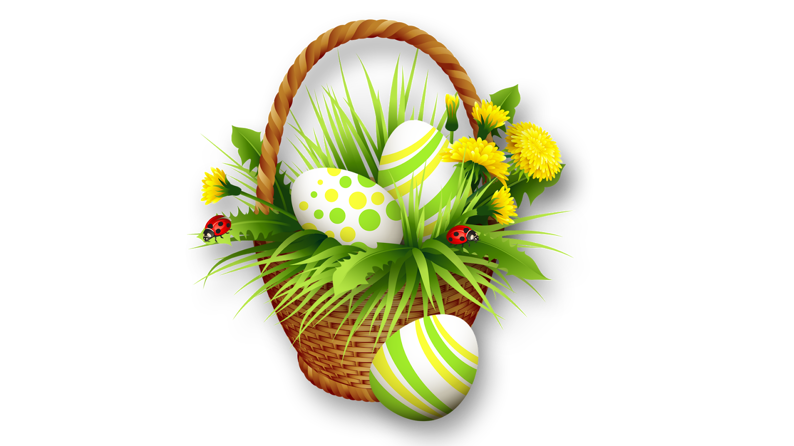 Easter Flower Cut Out PNG Transparent Background 1600x900px - Filesize ...