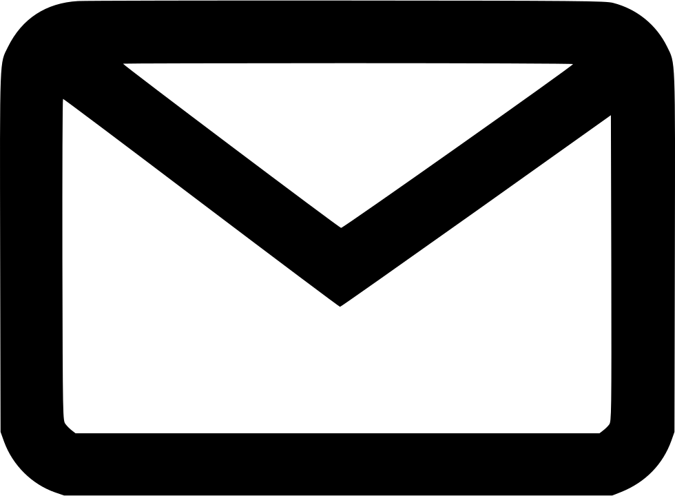 Black Gmail Logo With Sharp Lines Free PNG Transparent Background ...