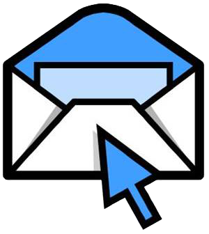 Blue Arrow And Open Email Logo Hd PNG Transparent Background 300x336px ...
