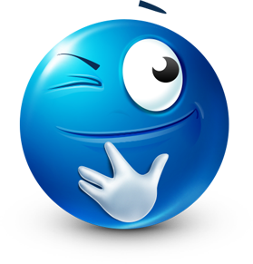Thinking Blue Emoticons Hd PNG Transparent Background 279x291px ...