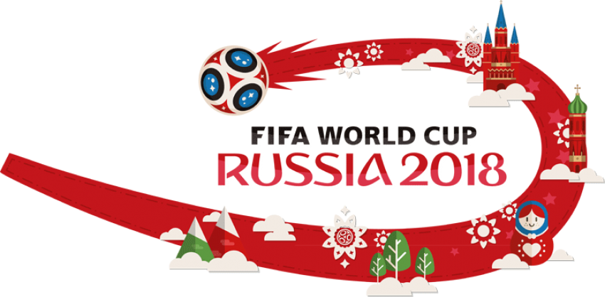 Fifa 2018 World Cup Logo PNG Transparent Background 850x418px ...