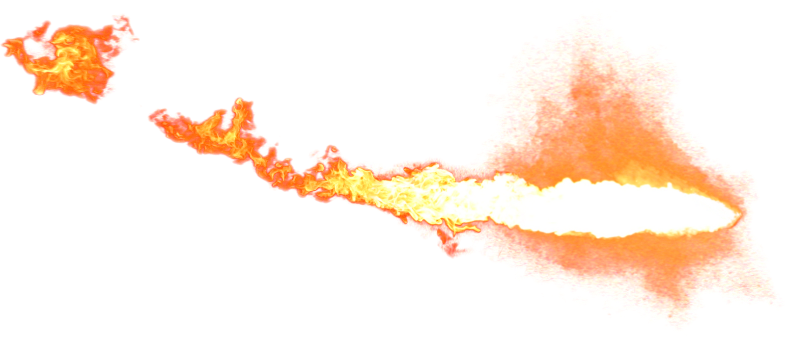 Fireball Cut Out 3 PNG Transparent Background 1600x687px - Filesize ...