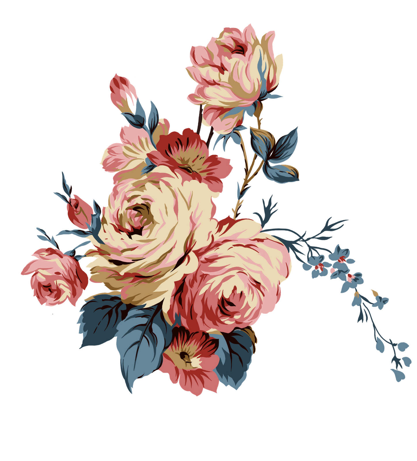 Flowers Cut Out PNG Transparent Background 1447x1600px - Filesize ...